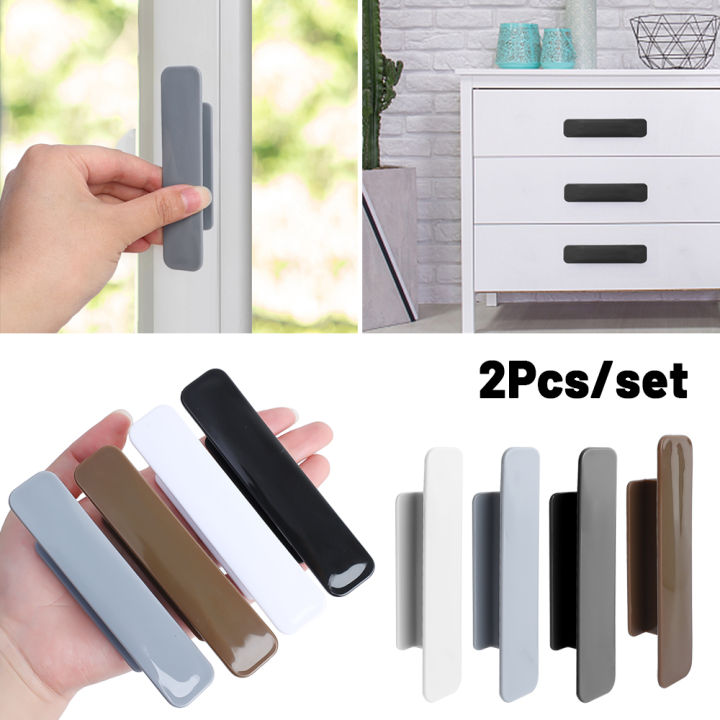 2Pcs/Set Multipurpose Self-adhesive Stick Open Sliding Door Knob ...
