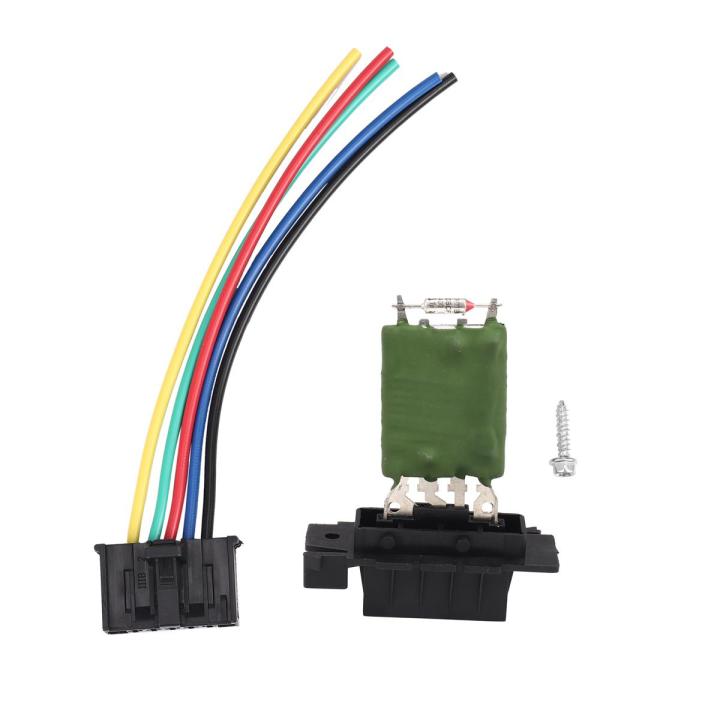 Heater Motor Blower Fan Resistor With Wiring Repair Plug Harness for ...
