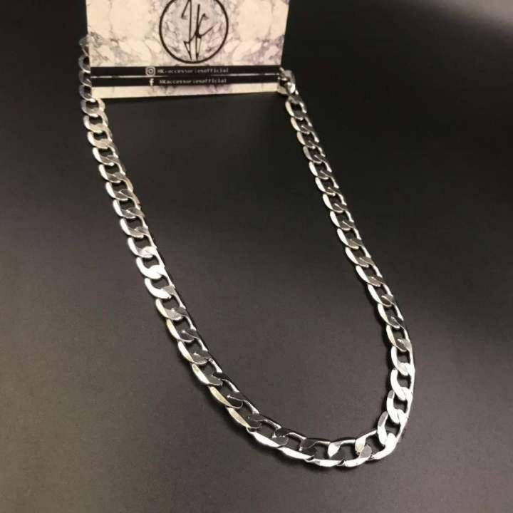Silver Heavy Stainless Steel Chain Unisex | Daraz.pk