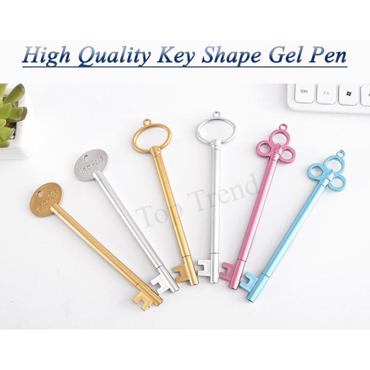 High Quality Key Shape Gel Pen for Office Stationery Vintage Gel Pens ...