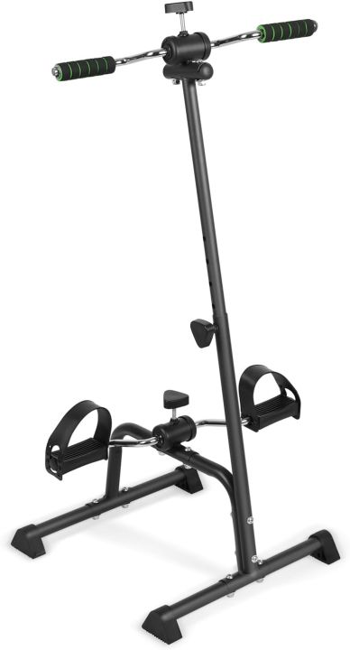 Dual Pedal Exerciser Bike Hand Arm Leg and Knee Peddler Adjustable ...