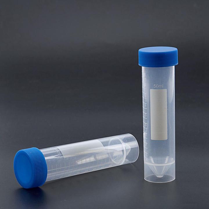 Centrifuge Tube-15 Pieces x 50ml Plastic Transparent Centrifuge tube ...
