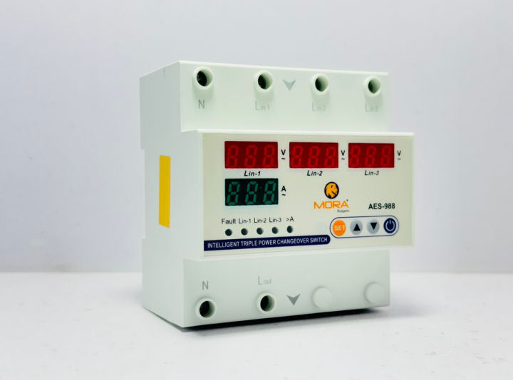 MORA 3 phase Auto Phase Selector Voltmeter adjustable Over and Under ...