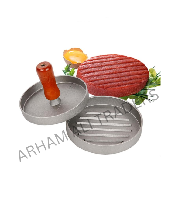Professional Burger Press Non Stick Aluminum Patty Mold for BBQ Grill ...