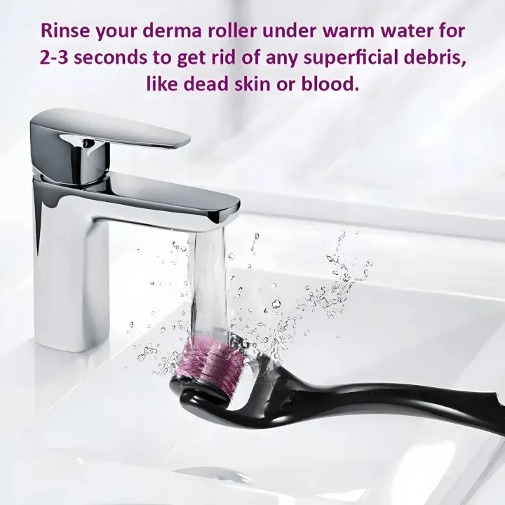 Derma Roller Dynamic Life 0.5mm - 540 Microneedle System for Hair ...