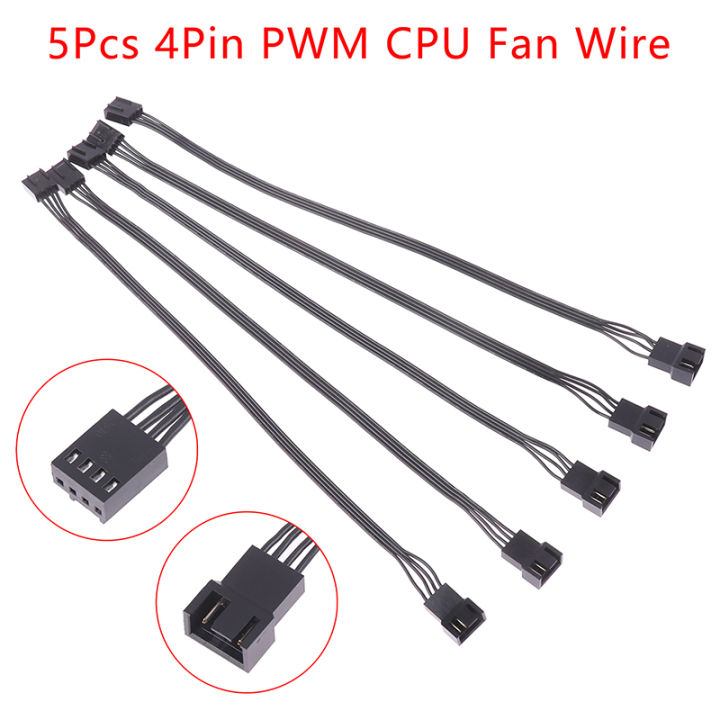 5PCS 4Pin PWM CPU Fan Wire Connector Adapter Computer Fan Extension ...