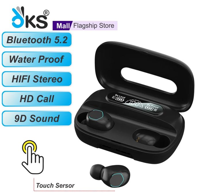 M9 TWS Bluetooth 5.2 Earphones Wireless Headphones Gaming Headset ...