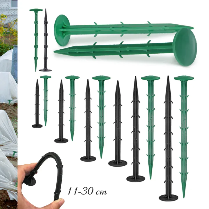 5-50pcs Garden Landscaping Stakes Anchoring Spike Ground Stake Turf ...