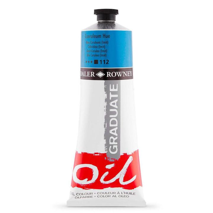 DALER ROWNEY Oil Graduate 38 ml Cerulean Blue hue 112 | Daraz.pk