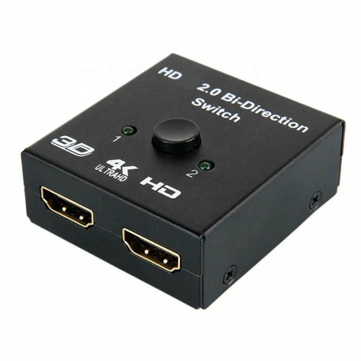 New specials HDMI-compatible 2.0 2 Port 4K 2x1 1x2 Switch KVM Bi ...