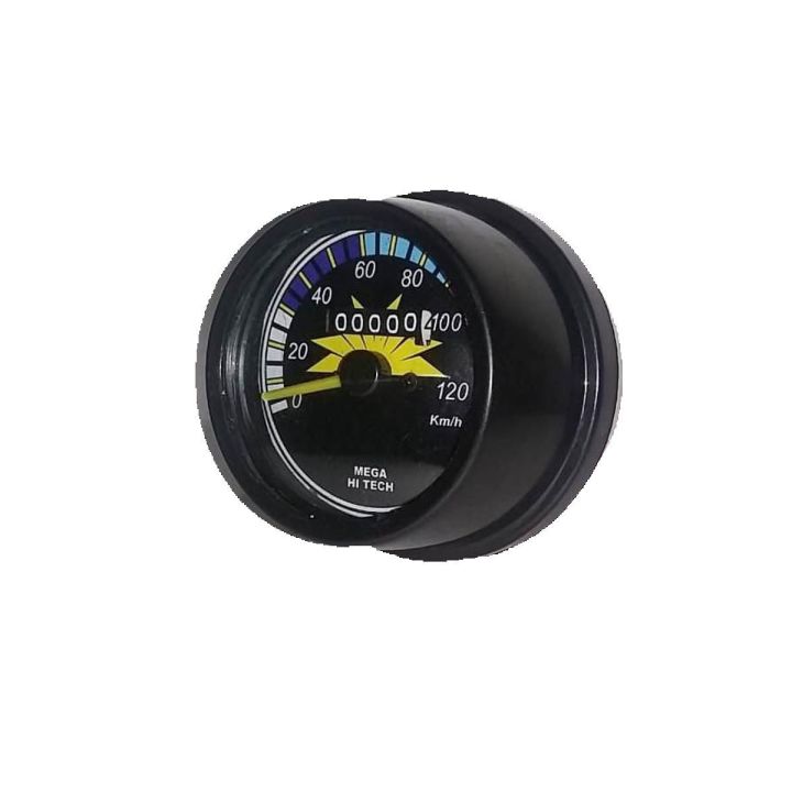 Fancy Round Meter Speedometer for Motorcycle Universal Fit 70cc / 125cc ...