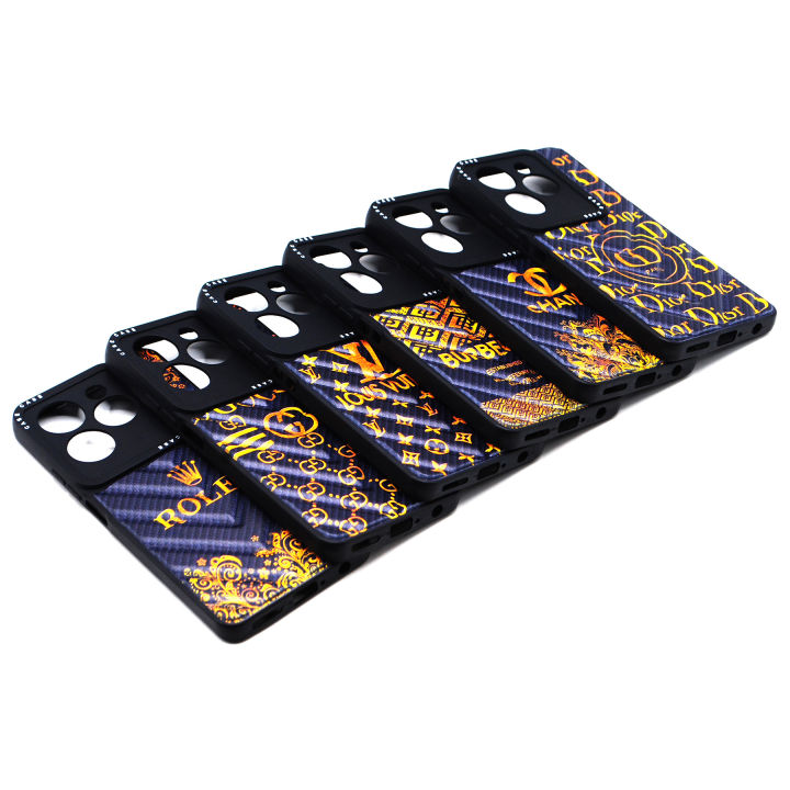 Infinix Hot 40 Pro Stylish Back Cover Multicolour Soft Puff Printed ...