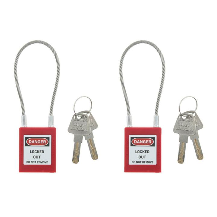 Eneering Safety Padlock Rope Long Beam Lockout Tag Isolation Lock ...
