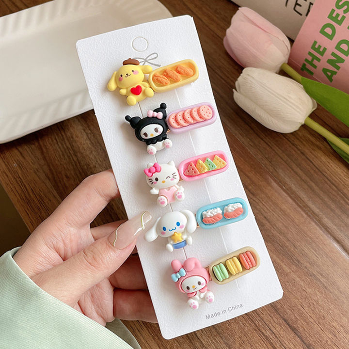 Cartoon Hair Clip Child Hair Accessories Fashion Hairpin Animal Food ...