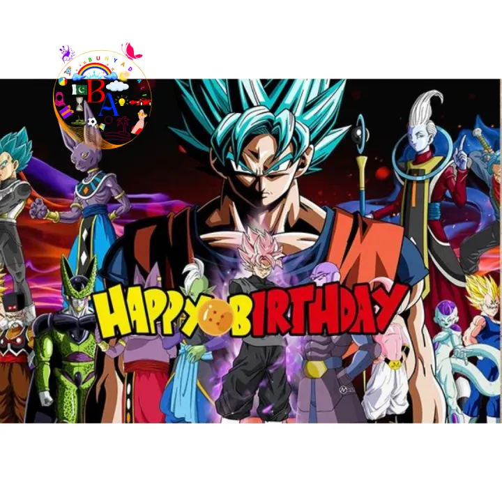 Dragon Ball Z Fancy Backdrop Goku Theme Fancy Panaflex Dragon Ball ...