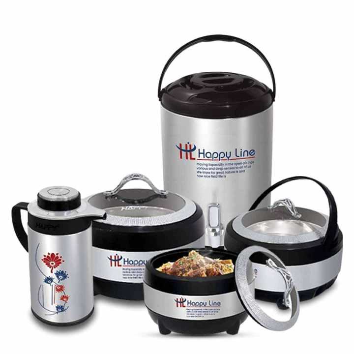 ORIGINAL Happy Line 5 Pcs hotpot cooler set GIFT PACK | Daraz.pk