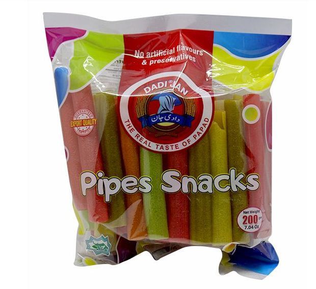 Dadi Jan Pipes Snacks 200gm | Daraz.pk