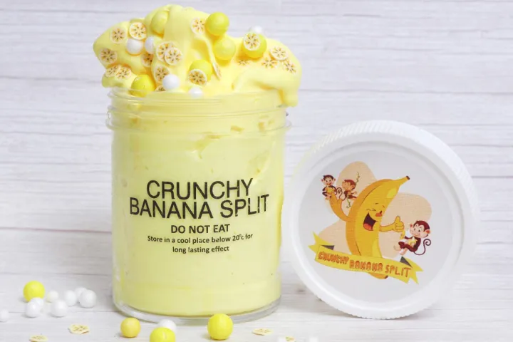 Slime - Crunchy Banana Split - Premium Quality Slime - HOT 120ML | Daraz.pk