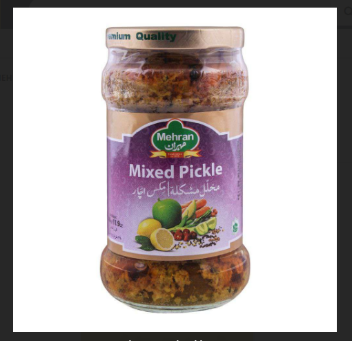 Mehran Mixed Pickle 340g | Daraz.pk