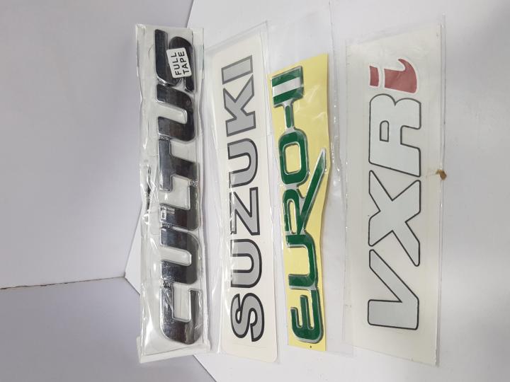 Suzuki Monogram + Cultus Monogram + VXRi Monogram + Euro-II Monogram ...