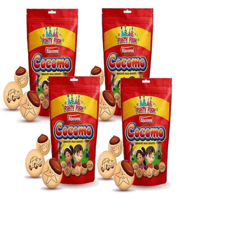 Bisconi Cocomo Chocolate Biscuits - Party Pack 106g- (Pack of 4) | Daraz.pk