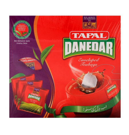 Tapal Danedar Tea Enveloped Tea Bags 100-Pack | Daraz.pk