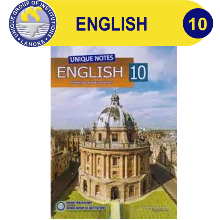 Unique Notes English Class 10 | Daraz.pk