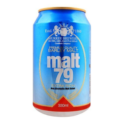 Muree Brewery Malt-79, Non-Alcoholic Malt Drink, Can, 330ml | Daraz.pk