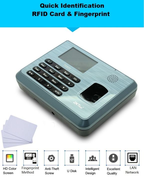 ZKteco TX628 Fingerprint Plus Card Bio-Metric Attendance Machine | Daraz.pk