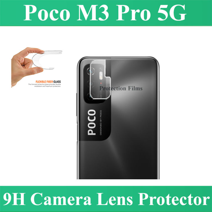 Xiaomi POCO M3 Pro 5G Back Camera Glass Protector Flexible Unbreakable ...