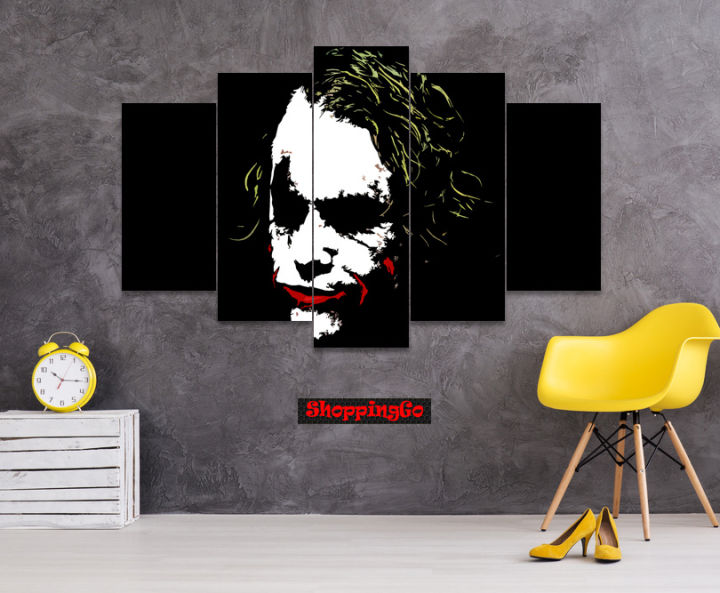 Artistic Joker 5 Piece HD Wall Frame | Daraz.pk