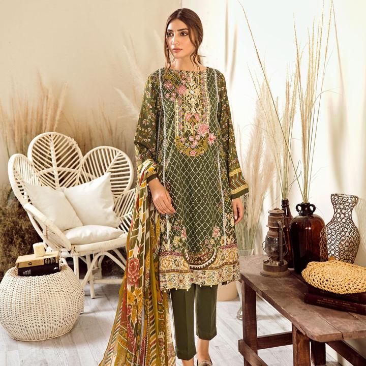 BEECHTREE Un-stitched 3 Piece MIX Karandi BT9W1U50 | Daraz.pk