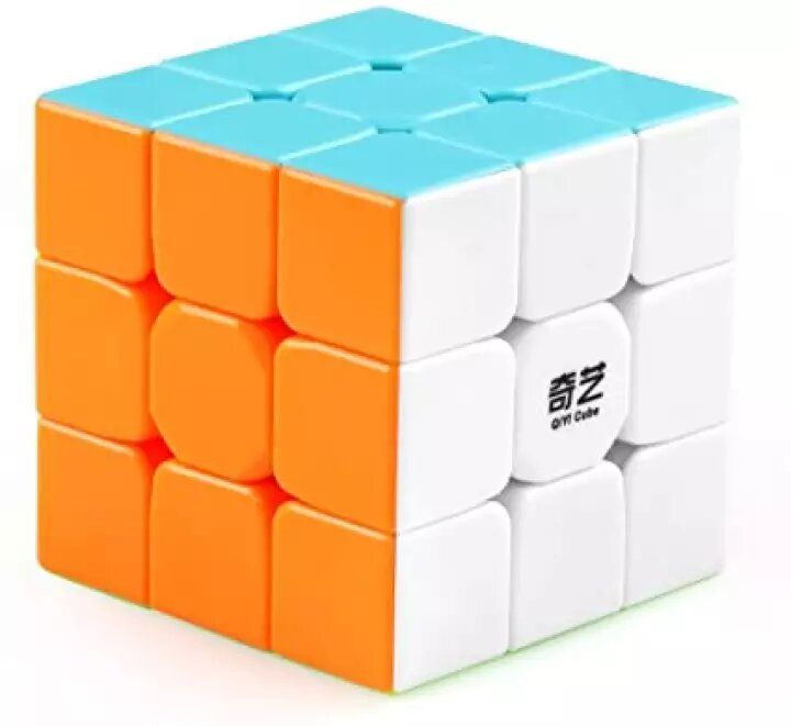 Rubik Cube Stickerless 56mm Qiyi Warrior S Rubiks Cube 3x3 - Magic ...