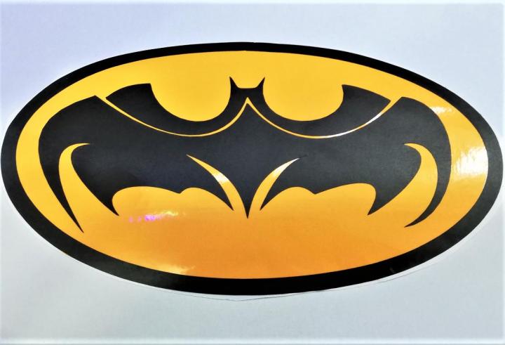 Batman Sticker Logo 7 By 4 Inch Pvc Vinyl For Car Windshield Bumper ...
