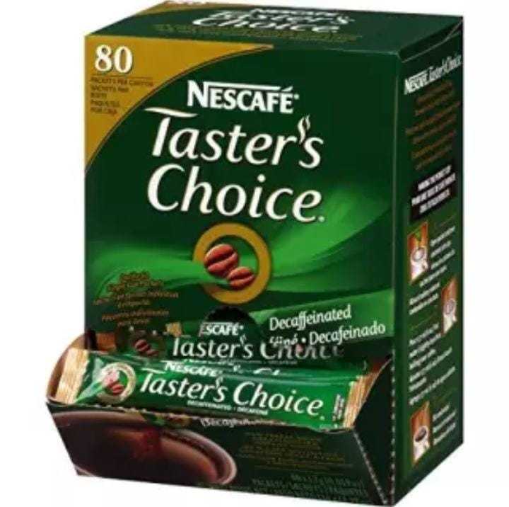 Taster's Choice Instant Coffee Decaffeinated 80 PACKET PER BOX | Daraz.pk