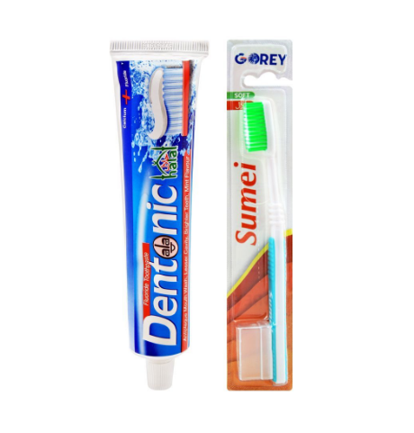 Dentonic Fluoride Toothpaste Brush Pack, 200g | Daraz.pk