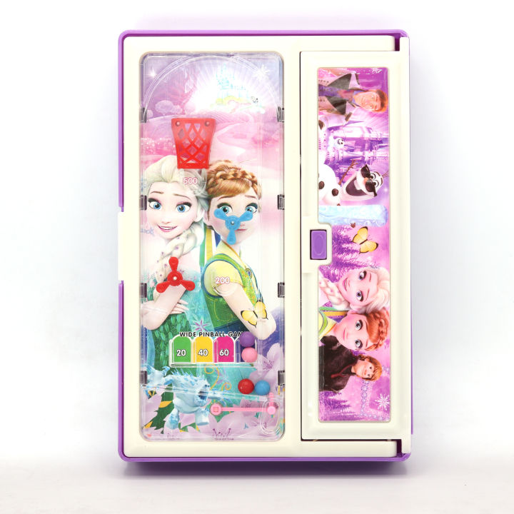 Frozen geometry box with pin ball game and writing board | Daraz.pk