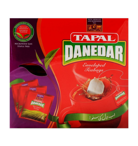 Tapal Danedar Tea Enveloped Tea Bags 50-Pack | Daraz.pk